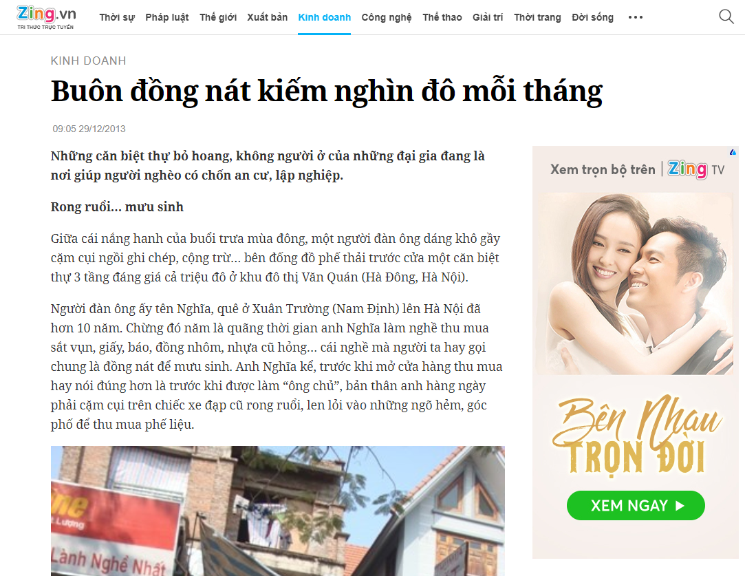 Thu mua, buôn bán phế liệu giá tốt tại Hà Nội Phế Liệu Việt